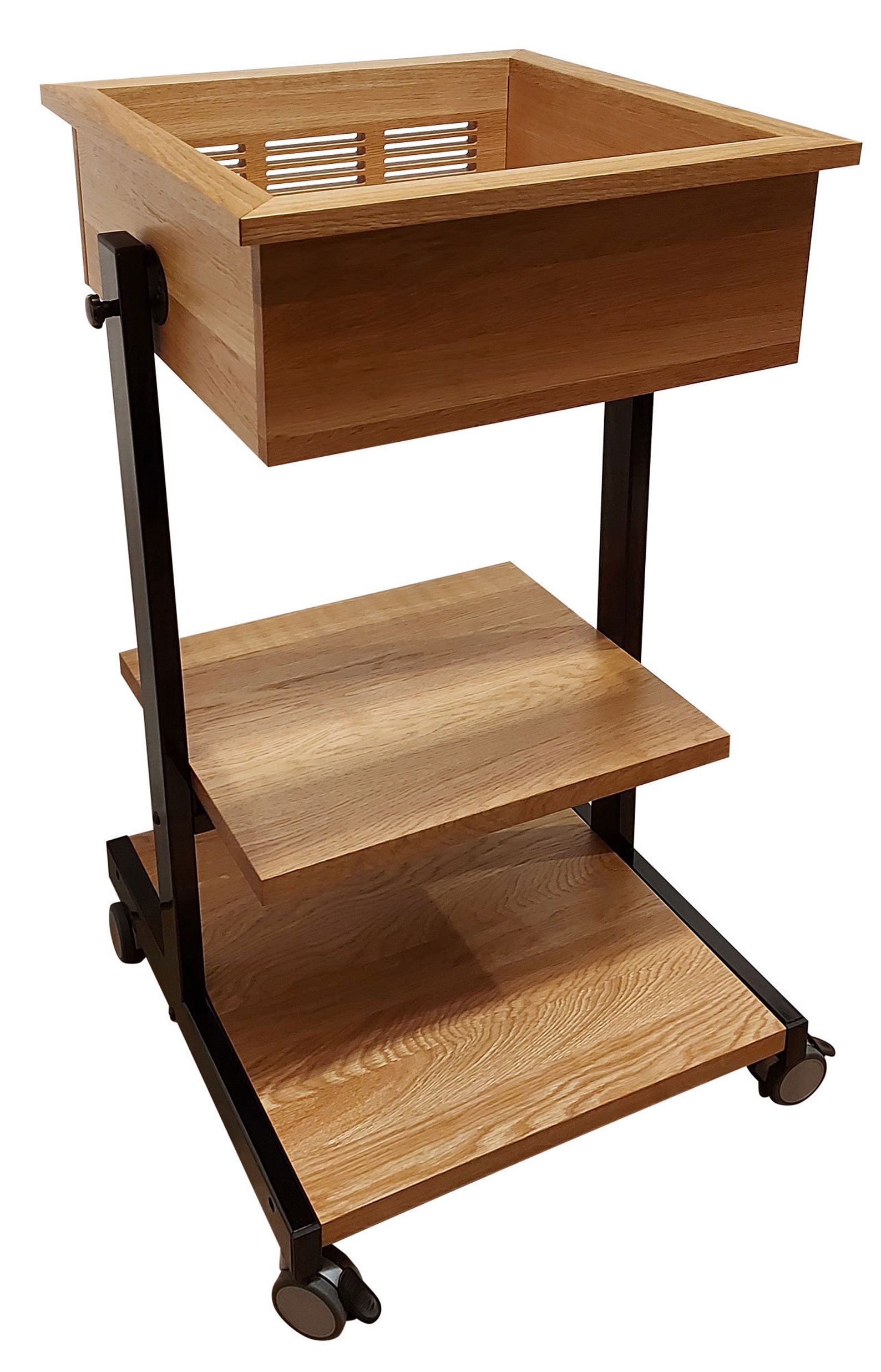 Custom Made Stand With Multiple Cabinets and Shelves for Any Reel to ...