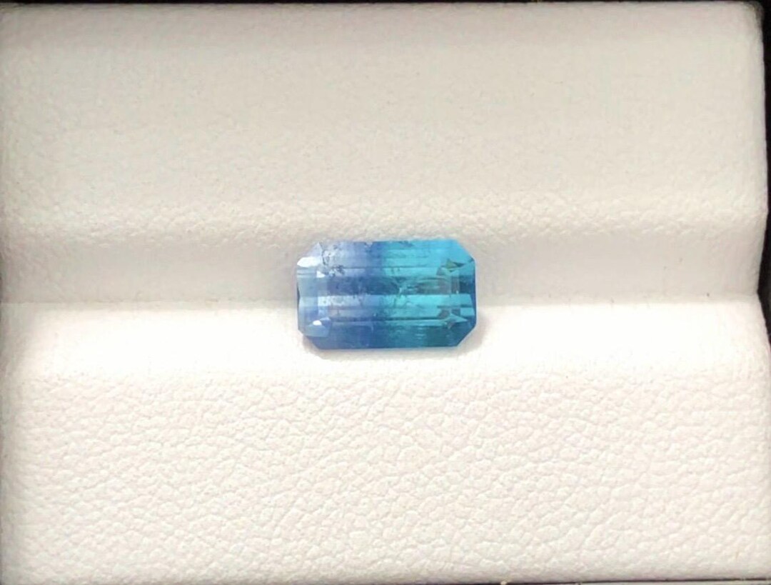 Tourmaline Bicolour Purple and Blue Combination 2.28 Carats Natural ...