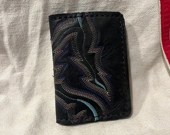Cowboy Boot Large Bifold Wallet 10 Pocket - Etsy