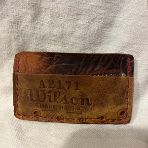 Baseball Glove Front Pocket Wallet - Etsy