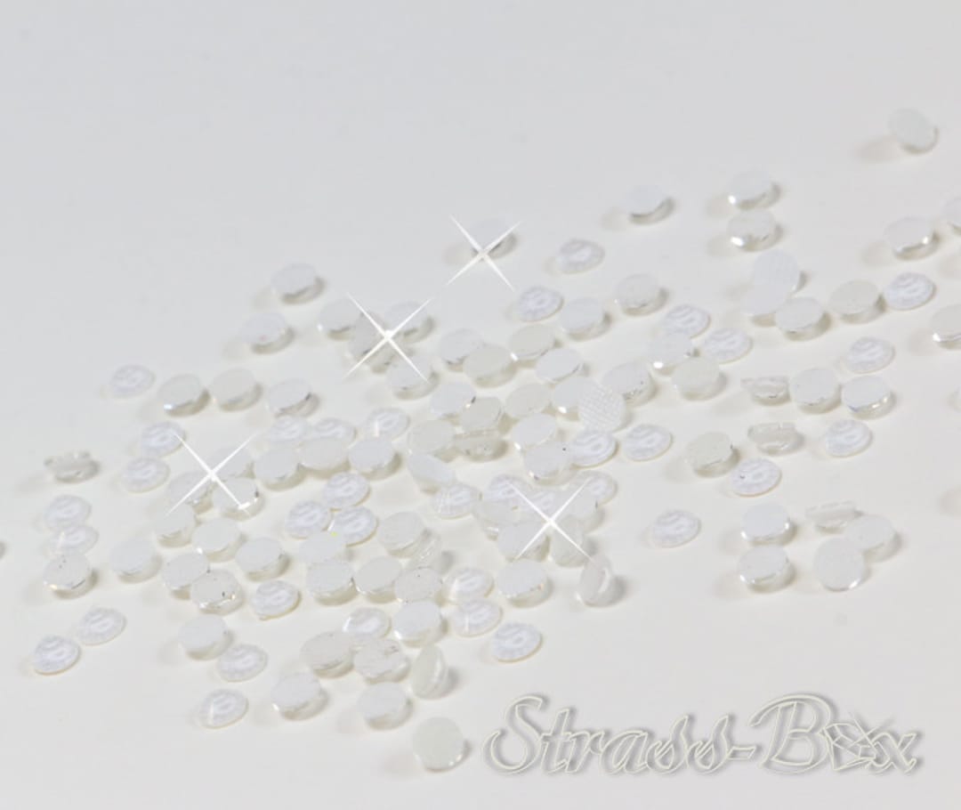1,000 Pieces NEON WHITE SS10 Hotfix Basic Rhinestones White - Etsy