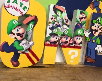 Super mario letters | Etsy