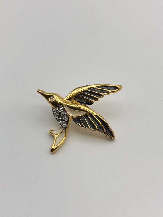 vintage gorgeous beige enameled - Gem