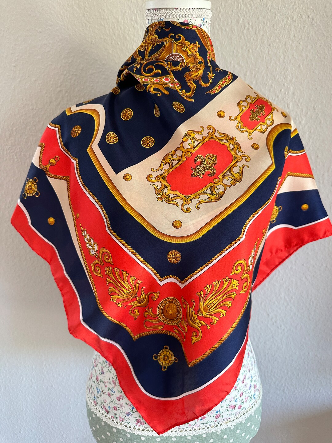 Vintage Coat of Arms Bandana - Etsy