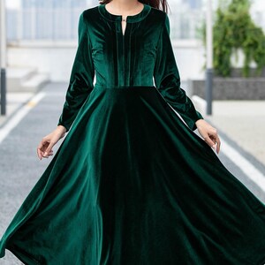 Red Wool Dress, Midi Wool Dress, Vintage Inspired Swing Wool Dress ...