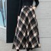 Plaid Wool Skirt, Wool Maxi Skirt Women, Winter Skirt Women, A-line Skirt, Warm Winter Skirt ...