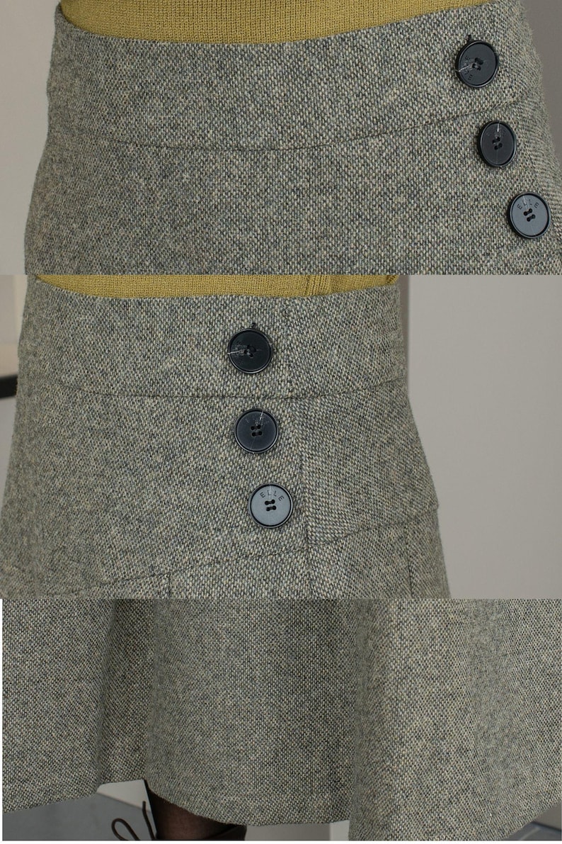 Wool Skirt, Midi Wool Skirt, Pleated Wool Skirt, Winter Wool Skirt ...