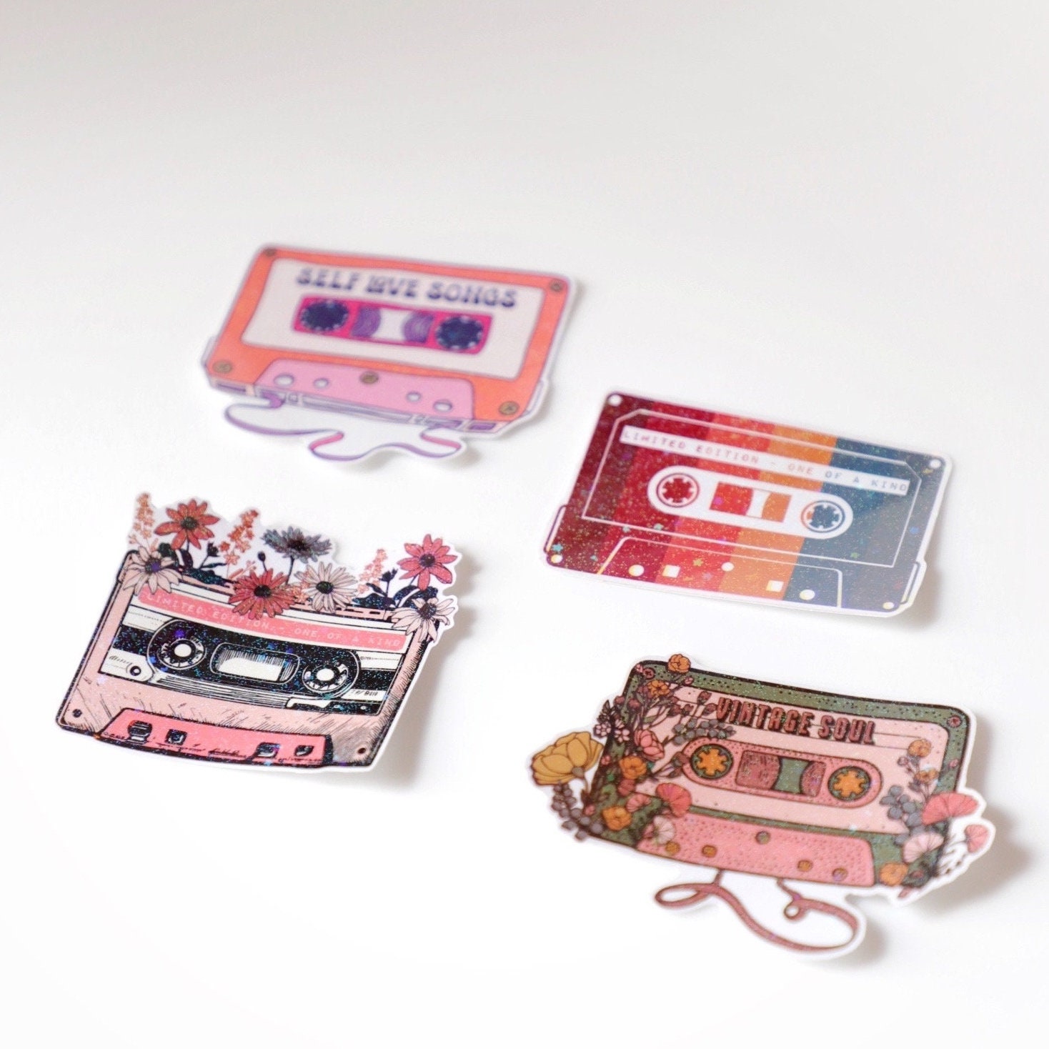 INTERACTIVE Scannable Music Cassette Mixtape Sticker W/ NFC Chip ...