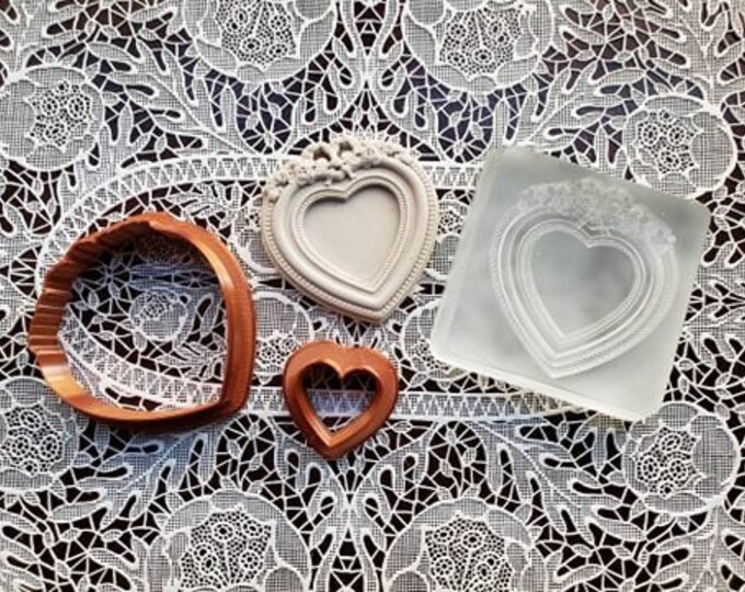 Heart of Dawn Springerle Mold and Cutter KV2101 - Etsy