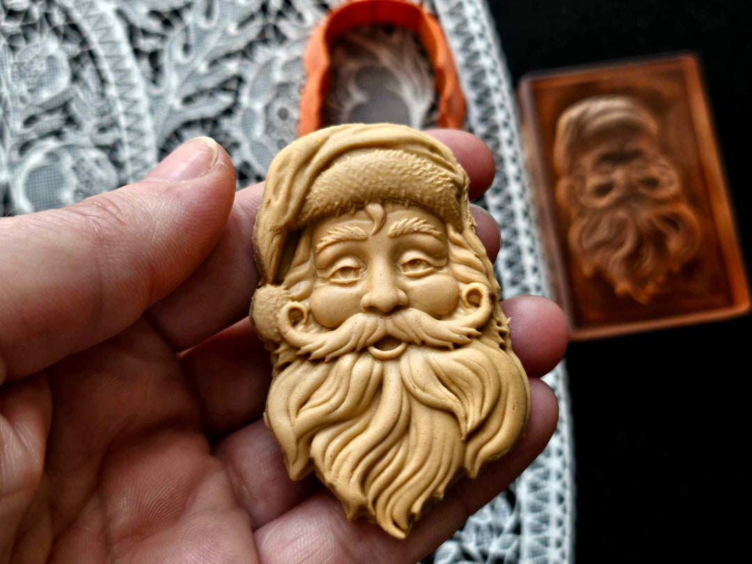 Cheeky Santa, Springerle Mold and Cutter, KV2001 - Etsy