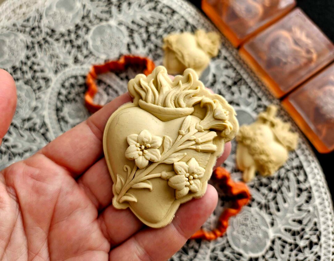 Three Holy Hearts, Springerle Mold and Cutter, KV2122 - Etsy