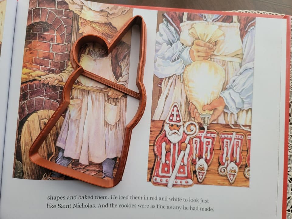 Book: the Baker's Dozen A Saint Nicolas Tale Cutter | Etsy