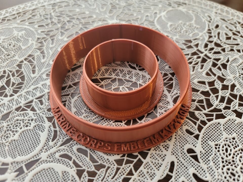 United States Marine Corps Emblem Springerle Mold and Cutter - Etsy