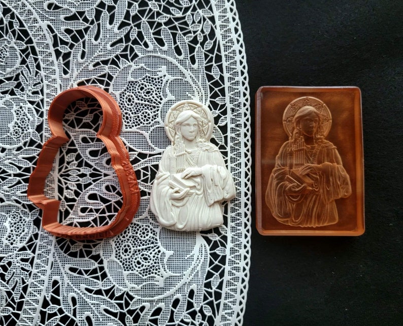 St. Cecilia, Springerle Mold and Cutter, KV2302 - Etsy