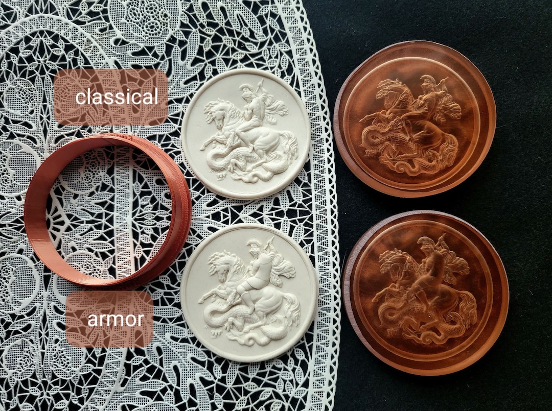 St. George, Springerle Mold and Cutter, KV2308 - Etsy