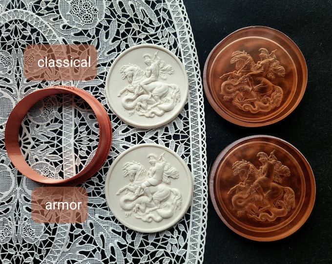 St. George, Springerle Mold and Cutter, KV2308 - Etsy