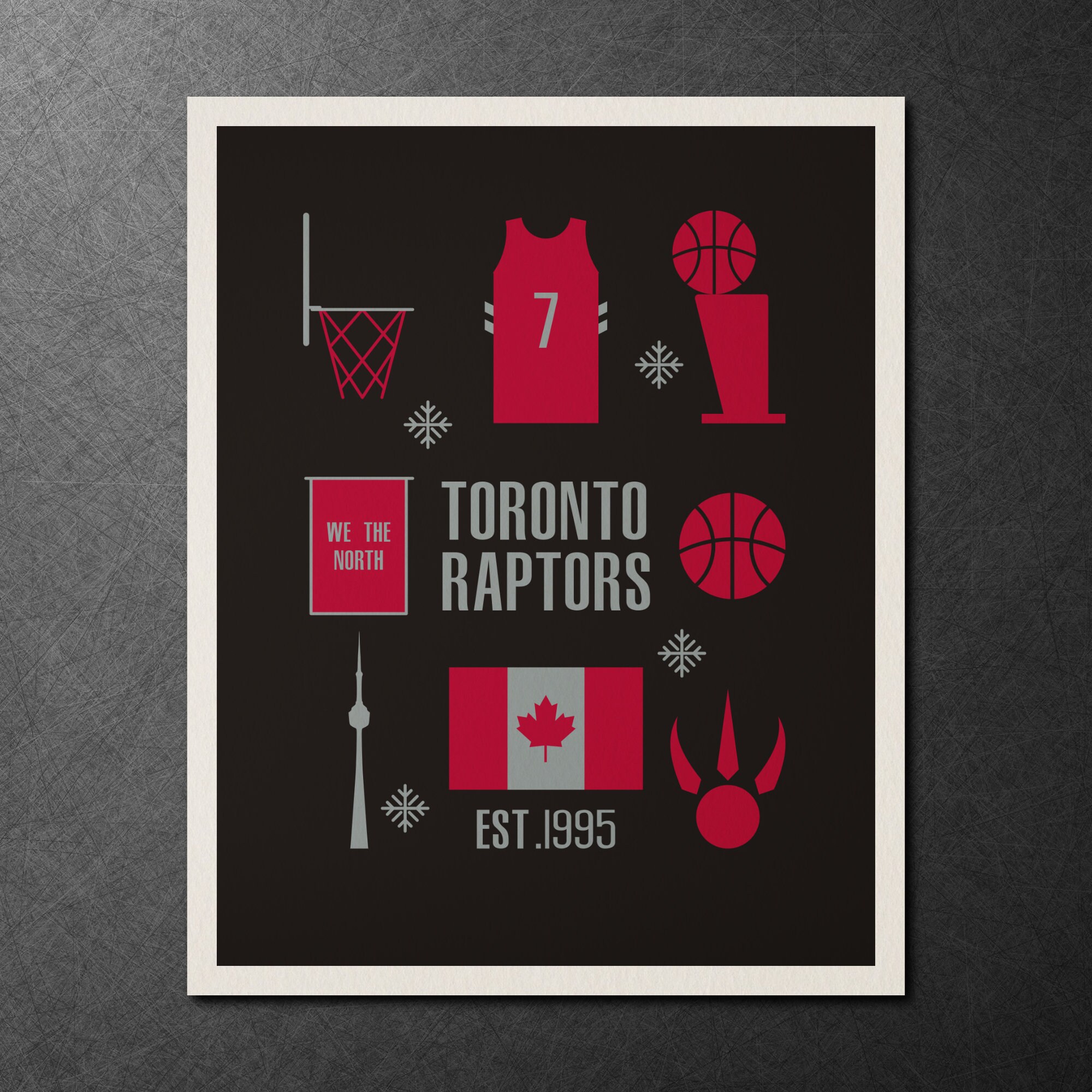 Toronto Raptors Art Print | Etsy