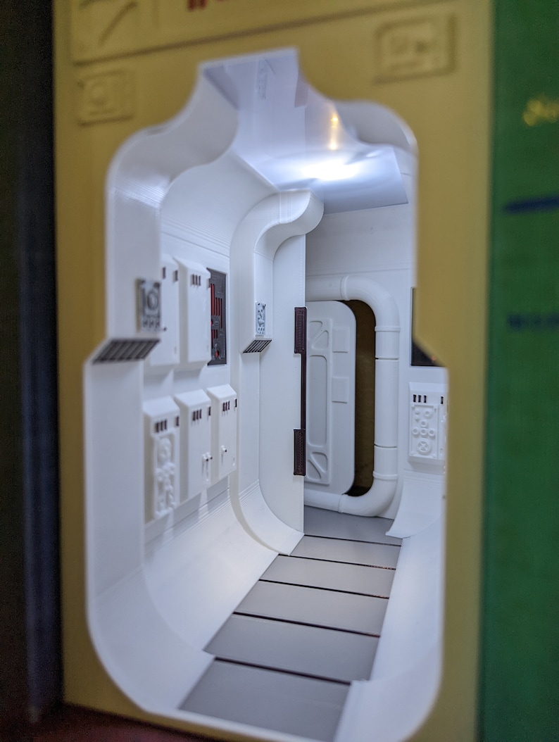 Sci-fi Book Nook. Bookshelf Decoration\action Figure Display. Bring a ...