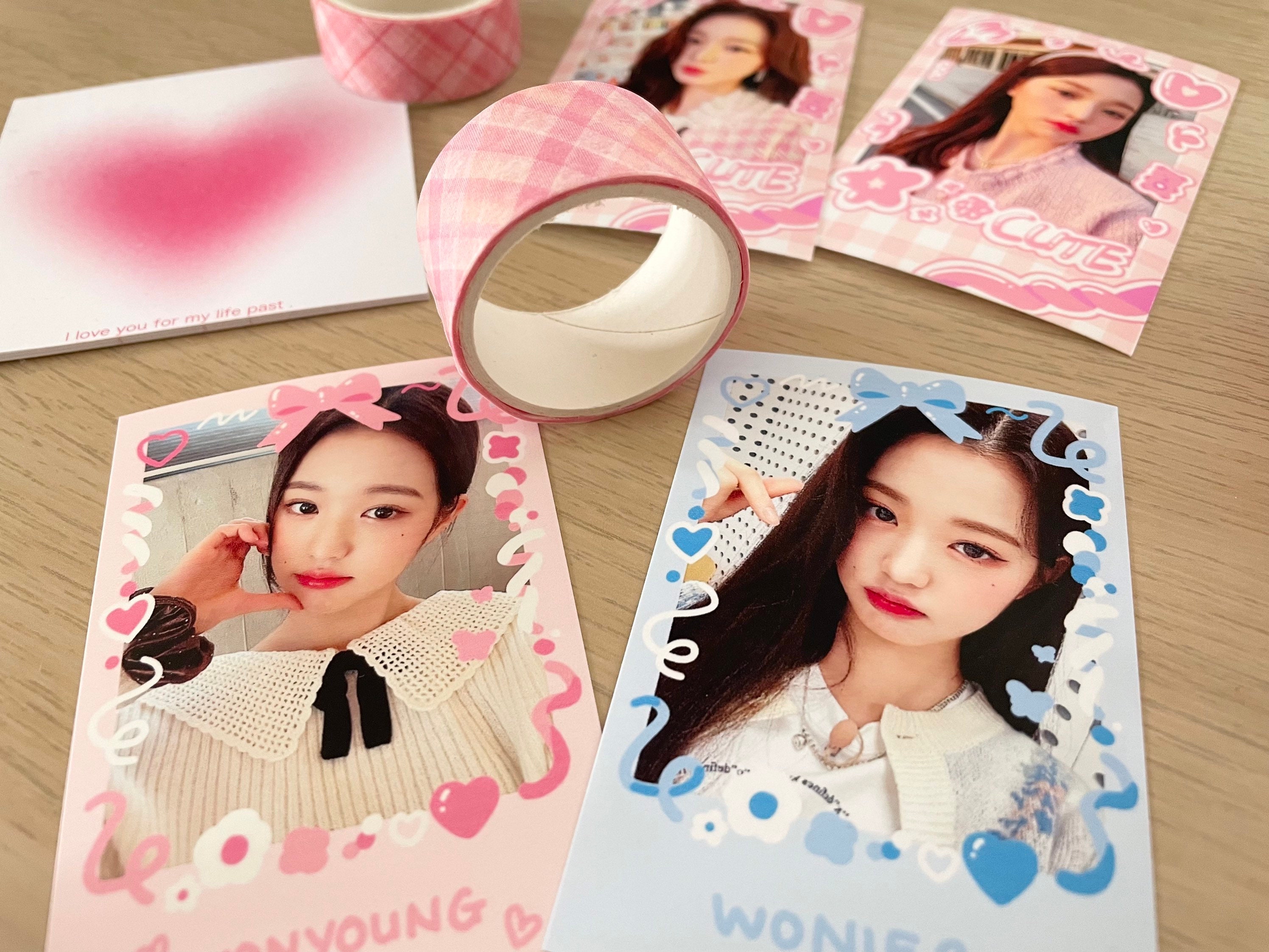 IVE Wonyoung Photocards Kpop Fanart Polco Decorated - Etsy Australia