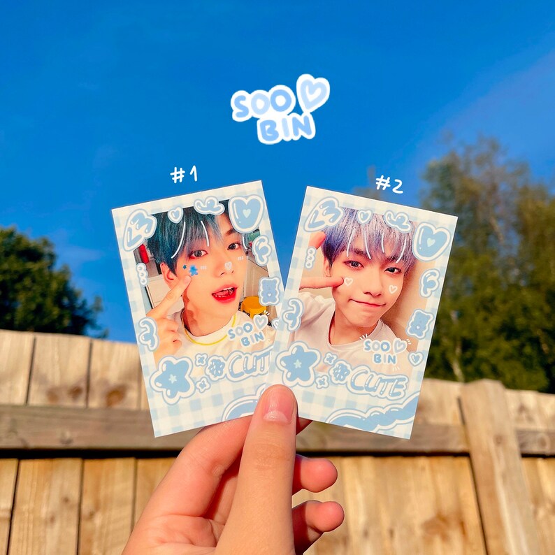 TXT Photocards Kpop Fanart Polco Decorated - Etsy