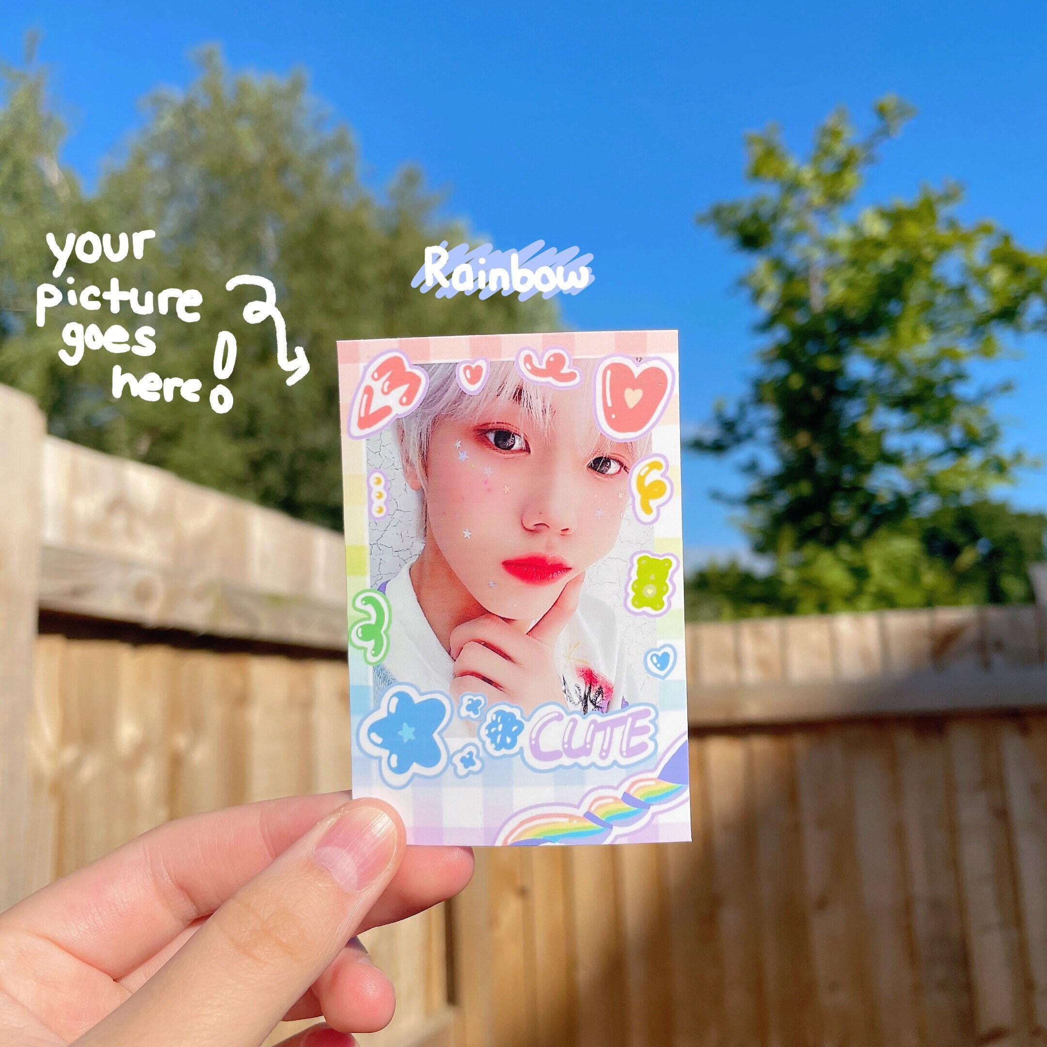 Custom Polco Photocard Aesthetic Cute Kpop Deco Digital - Etsy UK