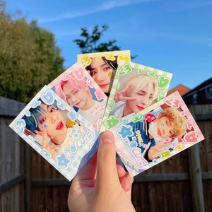 TXT Photocards Kpop Fanart Polco Decorated - Etsy