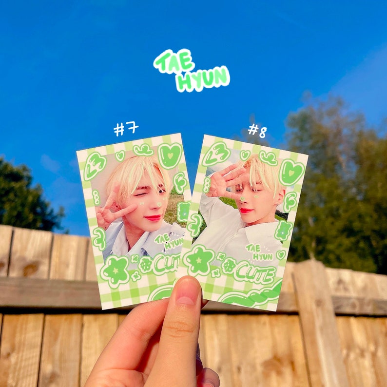 TXT Photocards Kpop Fanart Polco Decorated - Etsy