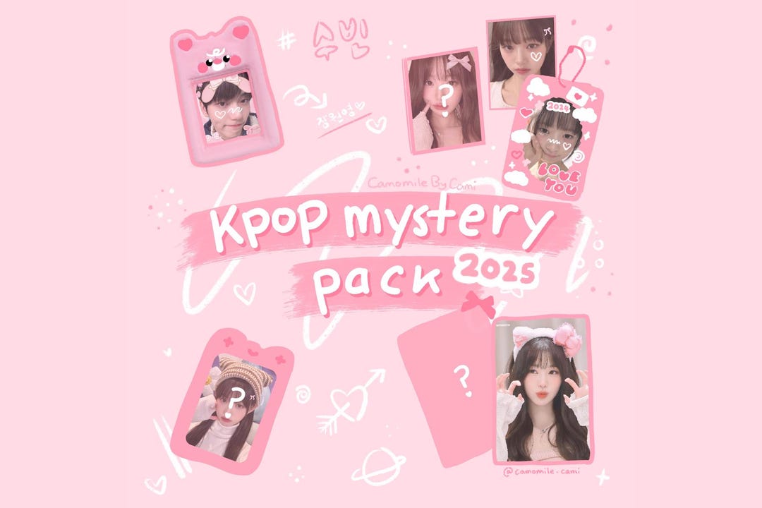 Kpop Mystery Box Bias Pack Pink Coquette Aesthetic Cute K-pop Album - Etsy