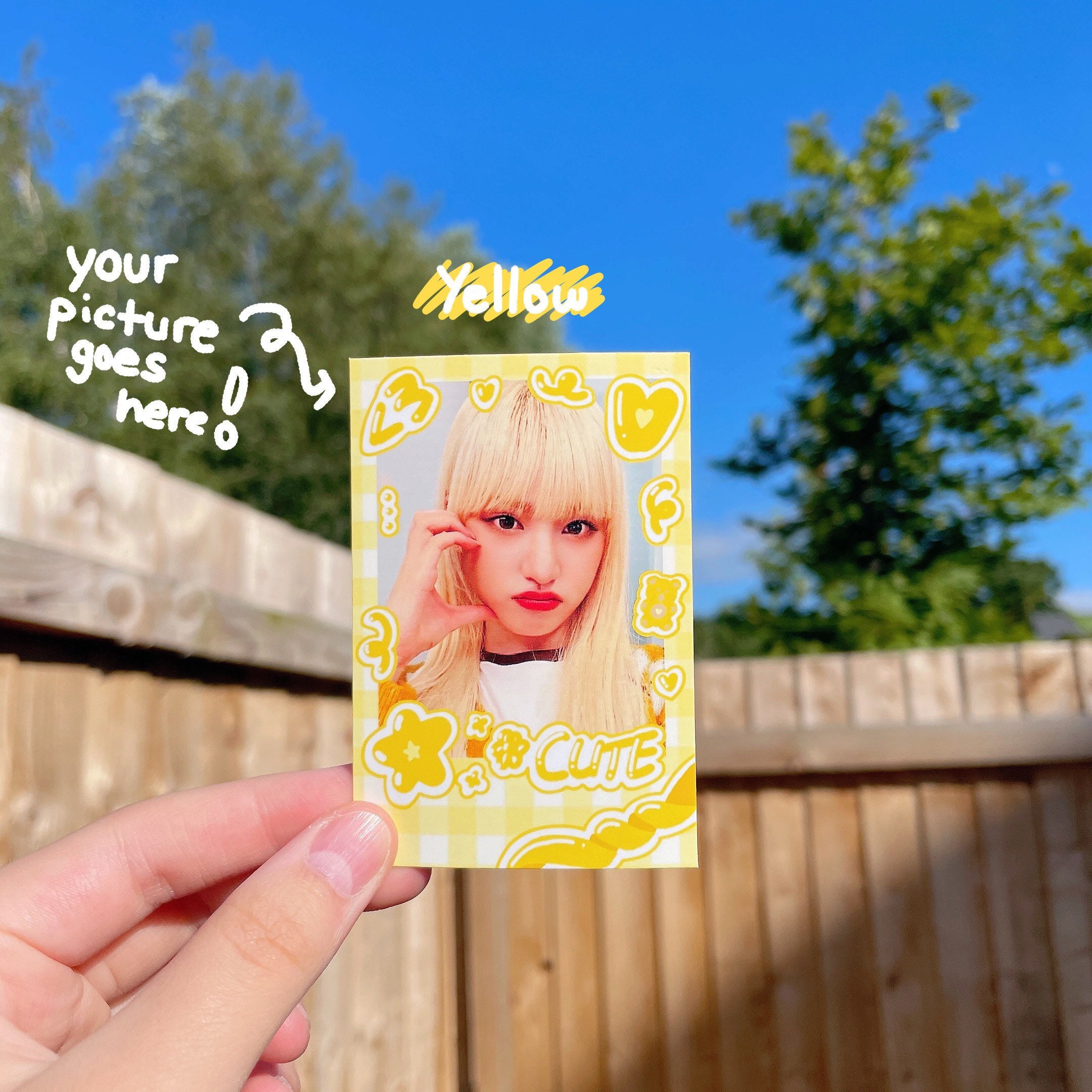 Custom Polco Photocard Aesthetic Cute Kpop Deco Digital - Etsy UK