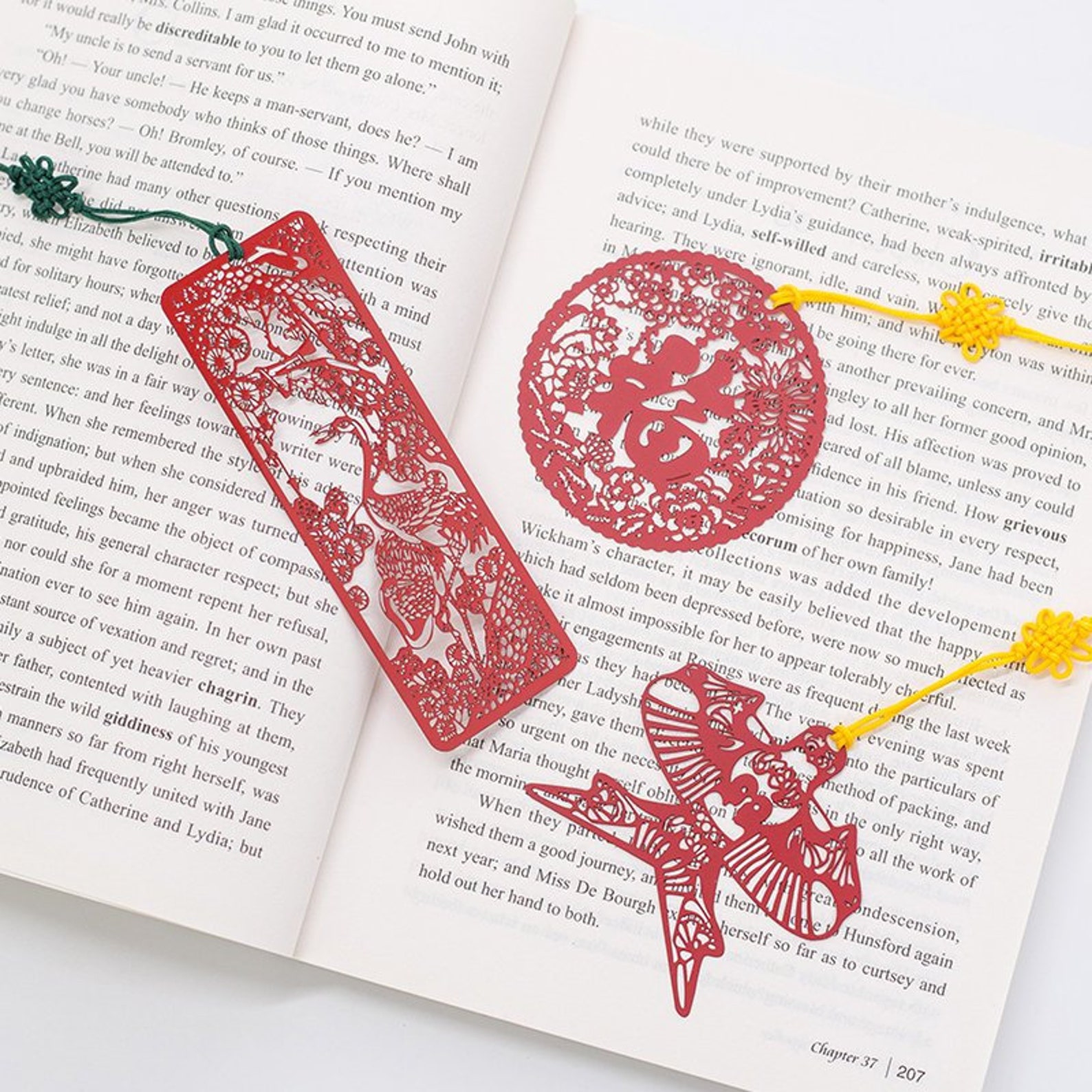 Metal Bookmark, Chinese Gifts, Papercut, Chinese Calligraphy, Bookmarks ...