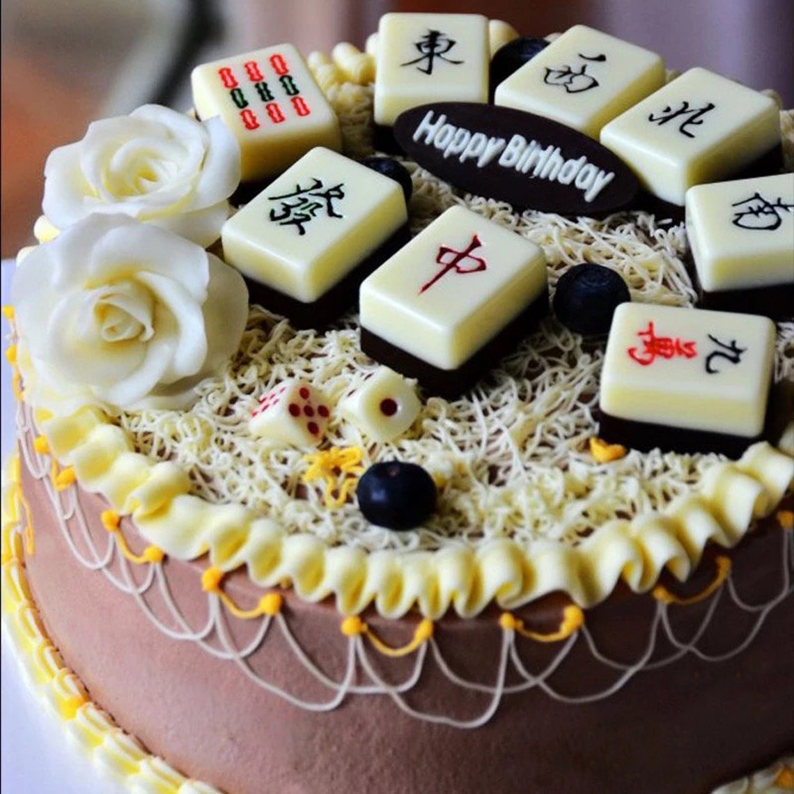 Cute Mahjong Mold Chocolate Mold 3D Flexible Silicone Mold | Etsy