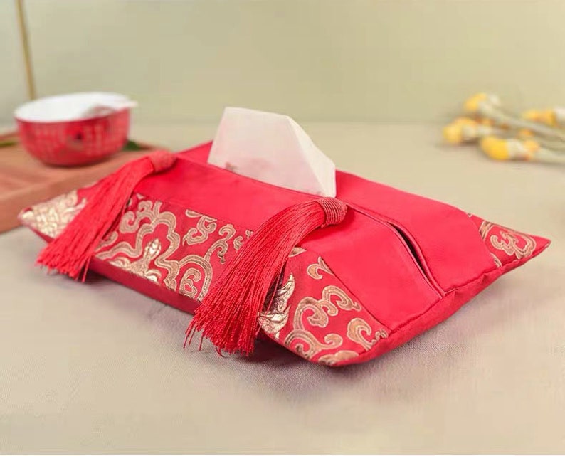 Chinese Style Tissue Box Cover Chinese Wedding Chinese Tea - Etsy