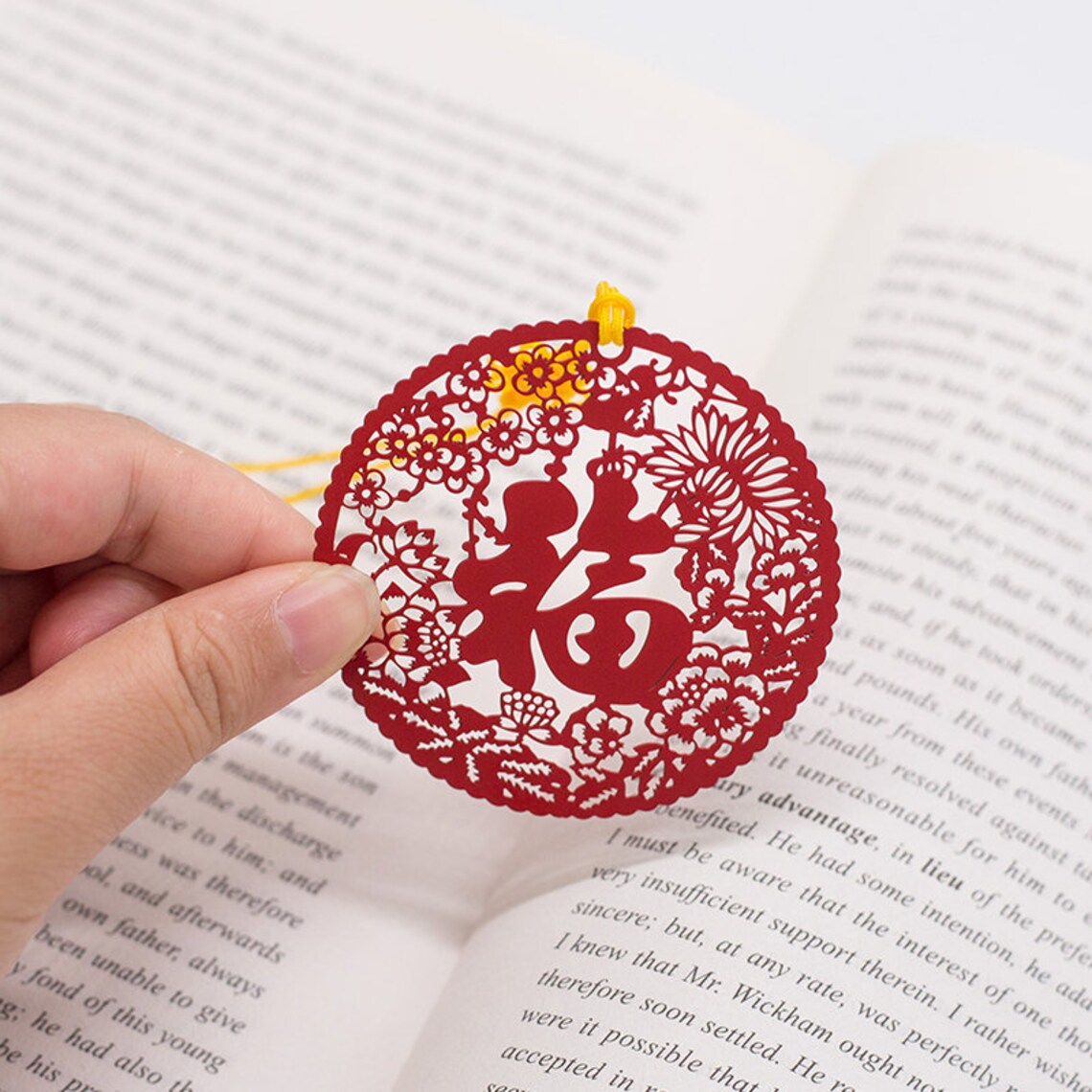 Metal Bookmark Chinese Gifts Papercut Chinese Calligraphy - Etsy Hong Kong