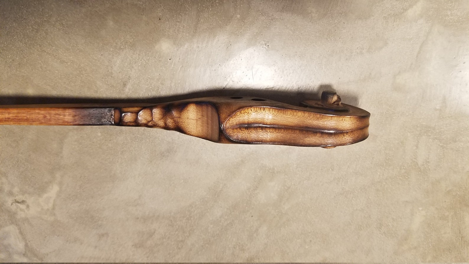Hand Carved Maple/canary Wood violin Wand 14 - Etsy