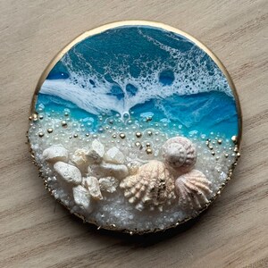 Ocean Themed Magnet, Seashell Magnet, Refrigerator Magnet, Star Magnet ...