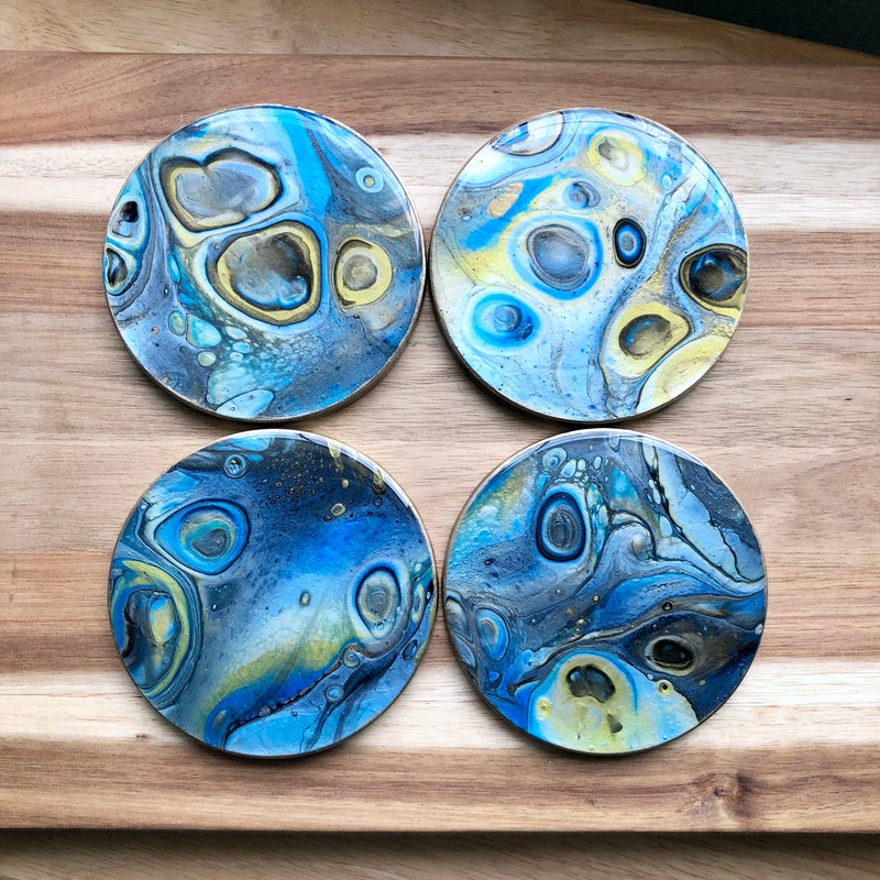 Resin Coasters - Etsy