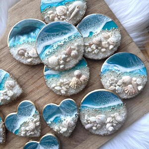 Ocean Themed Magnet, Seashell Magnet, Refrigerator Magnet, Star Magnet ...