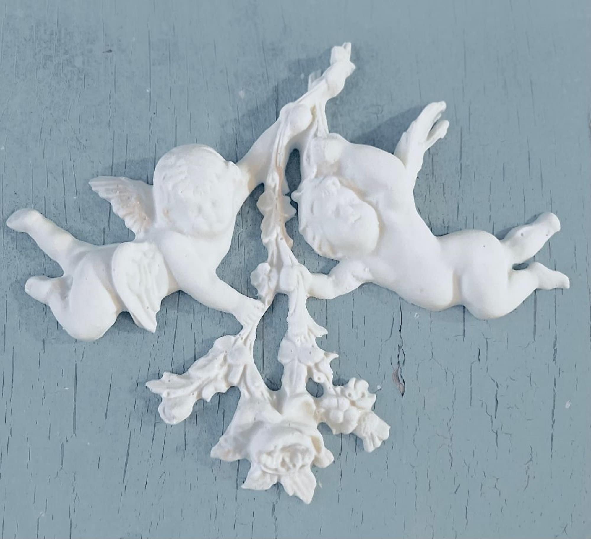 Large Angelica Angel With Rose Sprays FURNITURE APPLIQUES ONLAYS - 13 ...