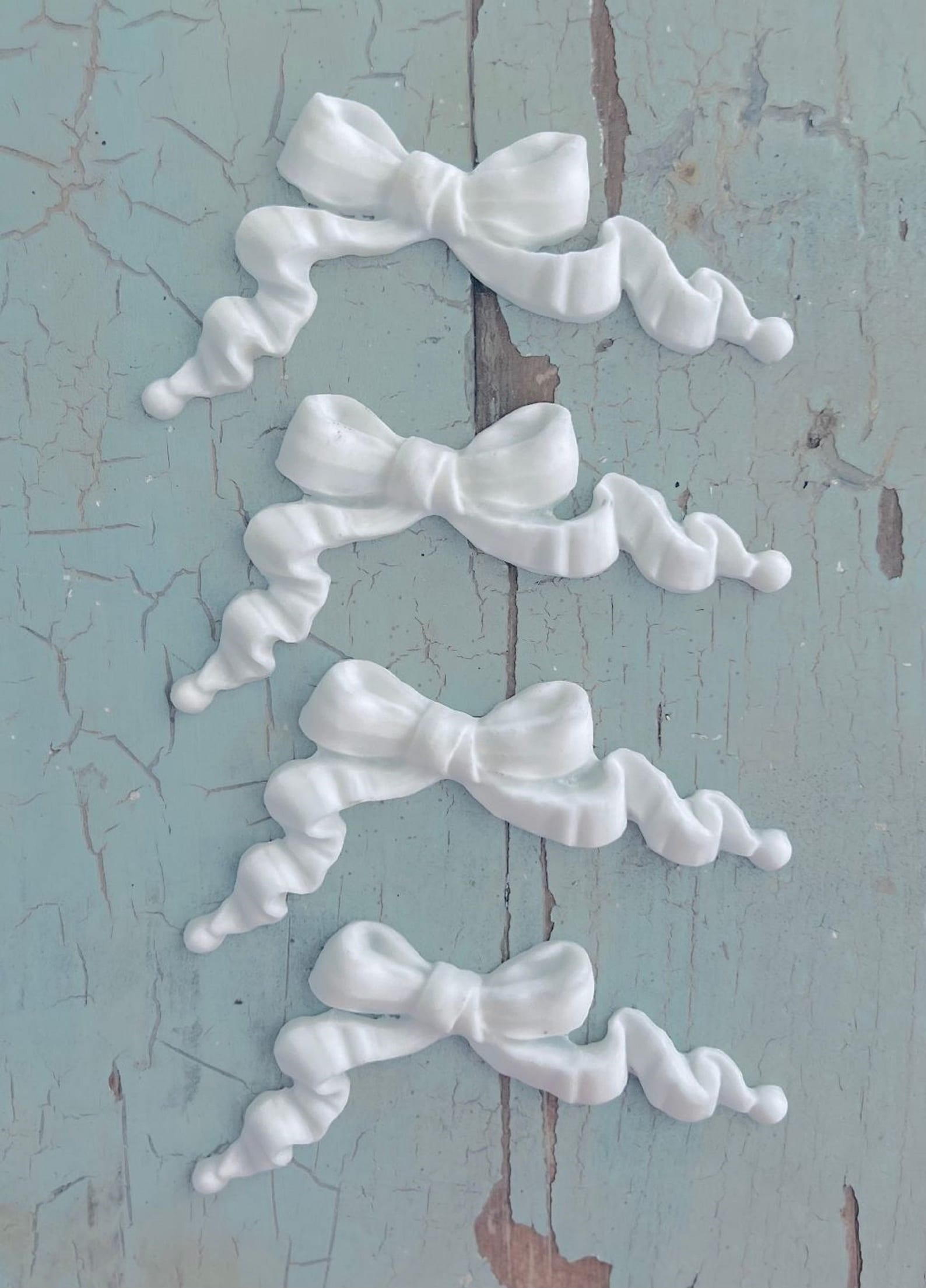 Elaborate French Bows Furniture Appliqués (4) - 29-0708 - Etsy