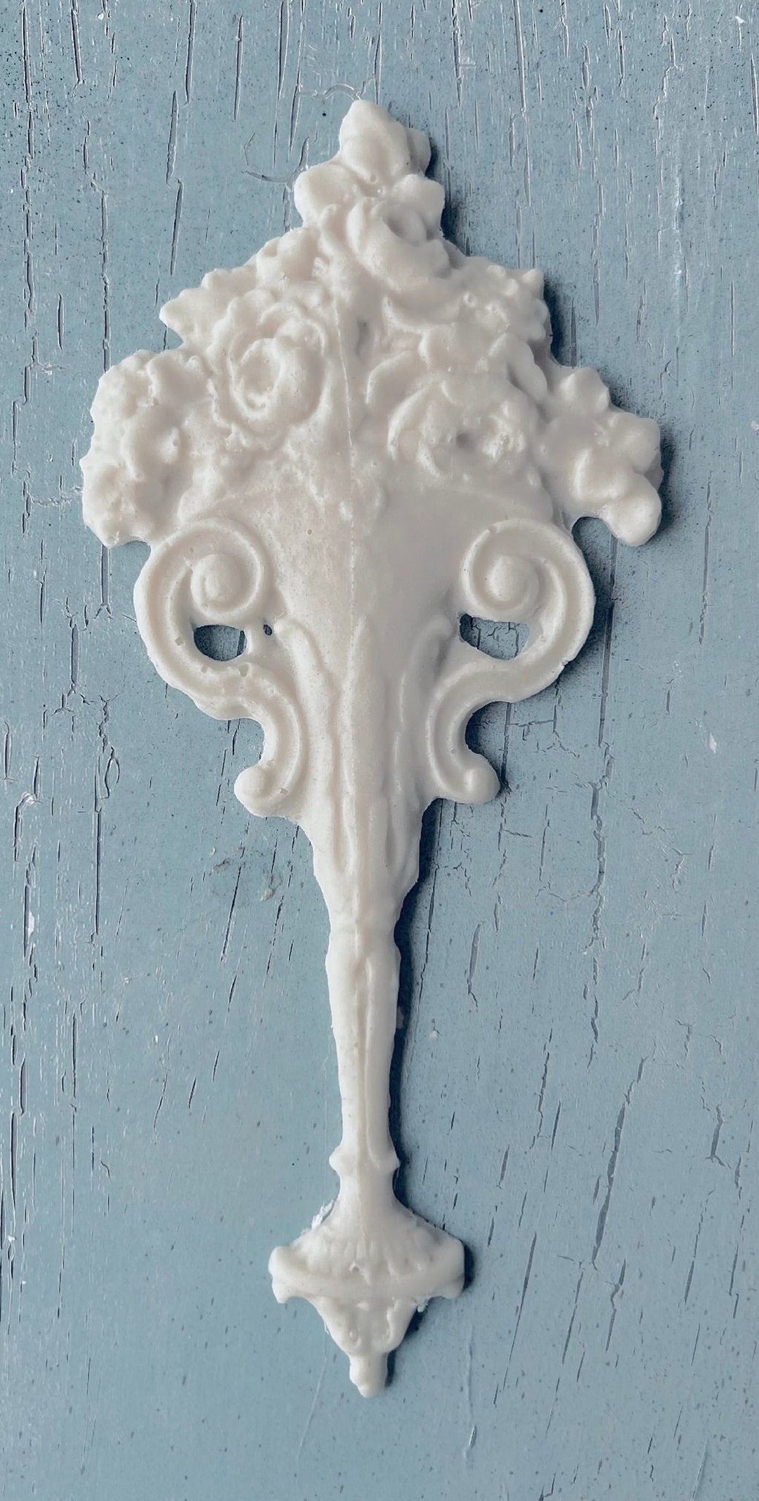 French Vertical Vase With Roses Furniture Applique - 50-0708 - Etsy
