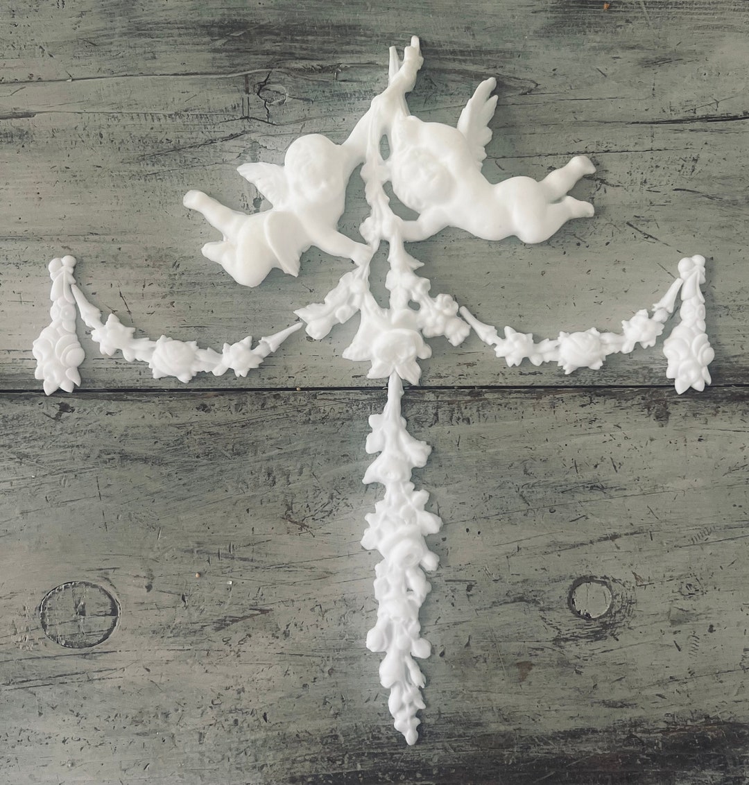 Cherubs With Rose Swags, Bows and Vine of Roses Item 66-0708 - Etsy