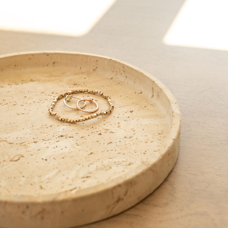Travertine Catch All Tray - Etsy