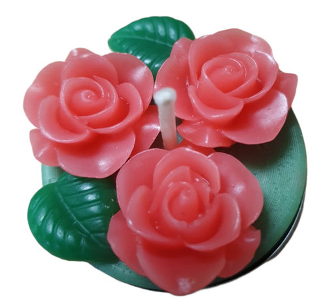 High-quality Handmade Tea Light Rose Petals Perfect Table Decoration ...