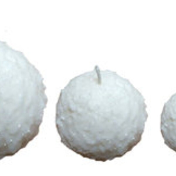 Snowball Candles - Etsy