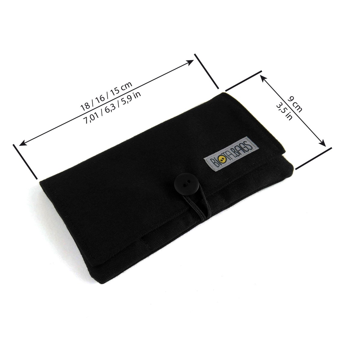 Tobacco Pouch Black Color, Handmade Tobacco Bag, Smoking Pouch With ...