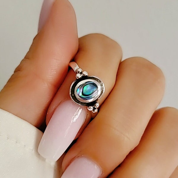 Abalone Ring - Etsy