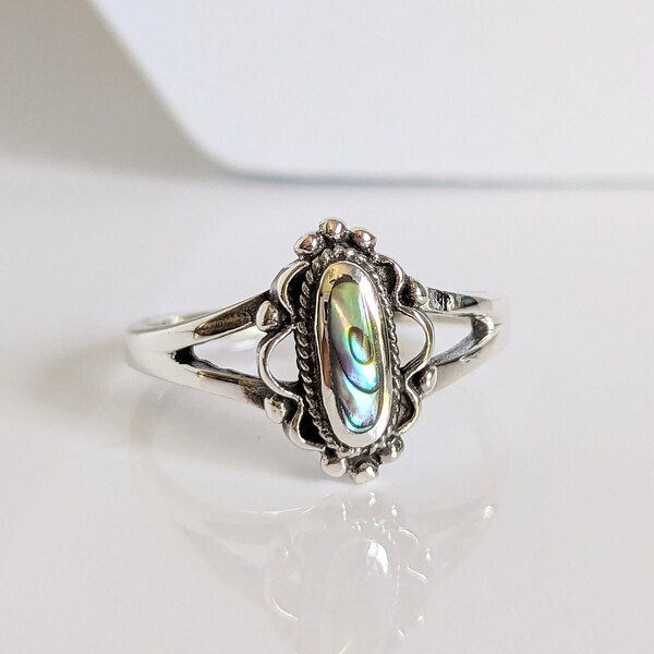 Abalone Ring - Etsy