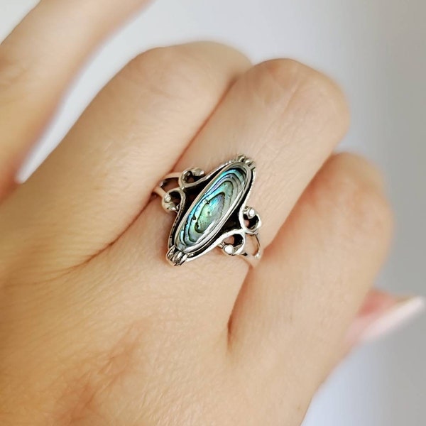 Abalone Ring - Etsy