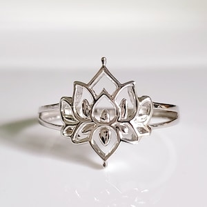 Lotus Ring - Etsy
