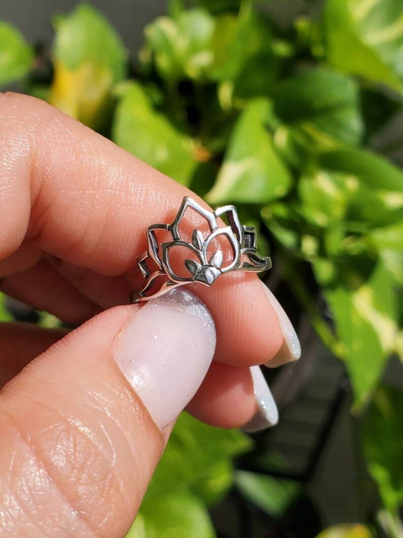 Mandala Crown Ring 925 Sterling Silver Women Ring | Etsy